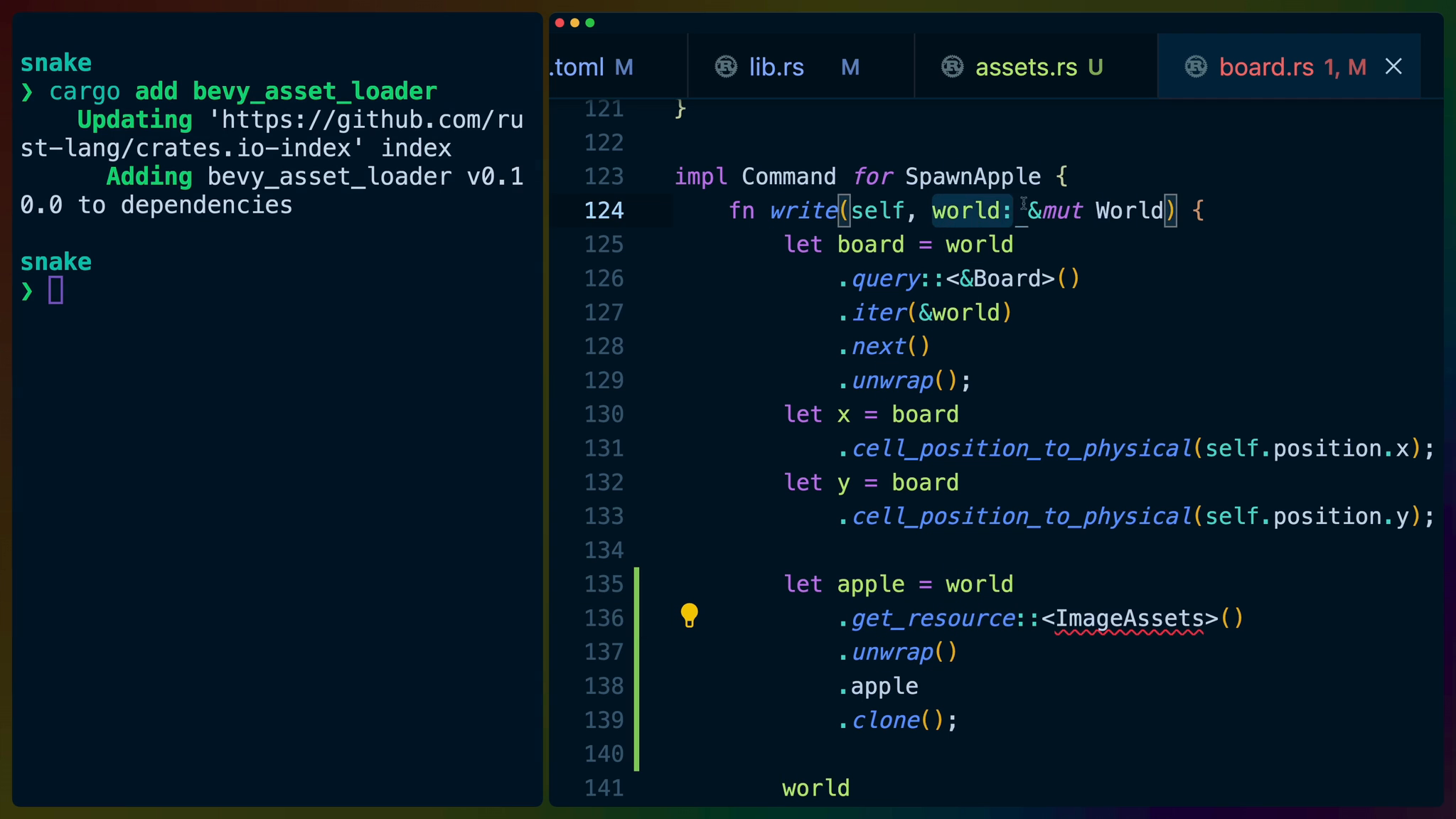 A new coat of paint using texture_atlas and bevy_asset_loader A new coat of paint using texture_atlas and bevy_asset_loader
