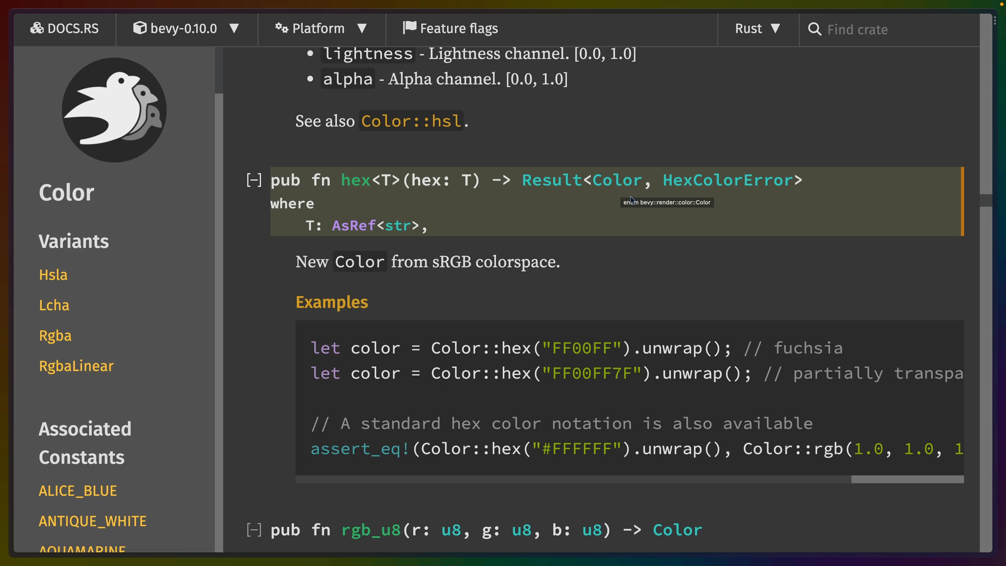 Changing the color of the background