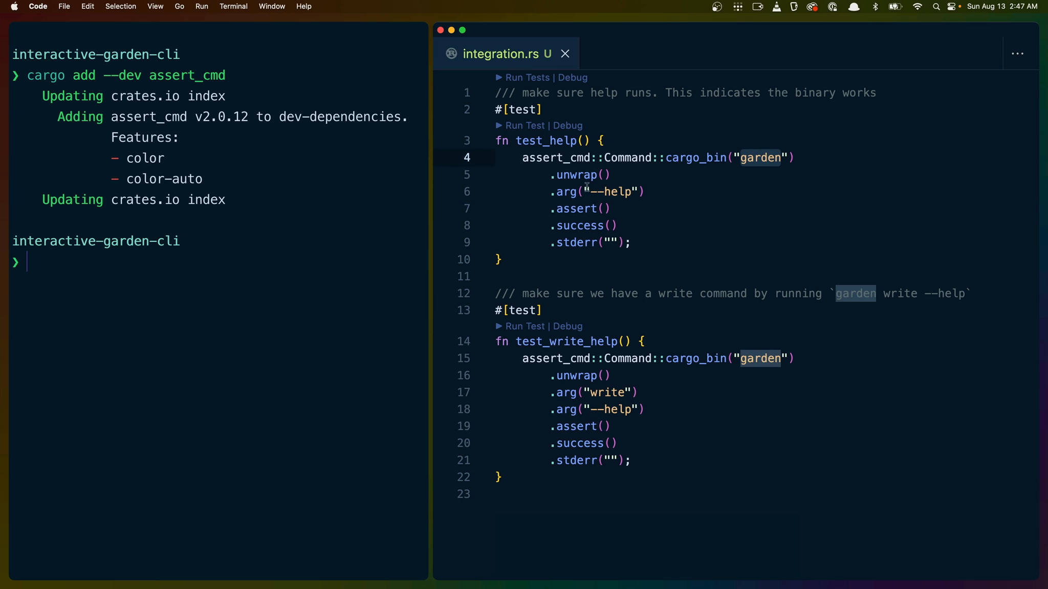 Testing Non Interactive Binaries With Assertcmd 8249
