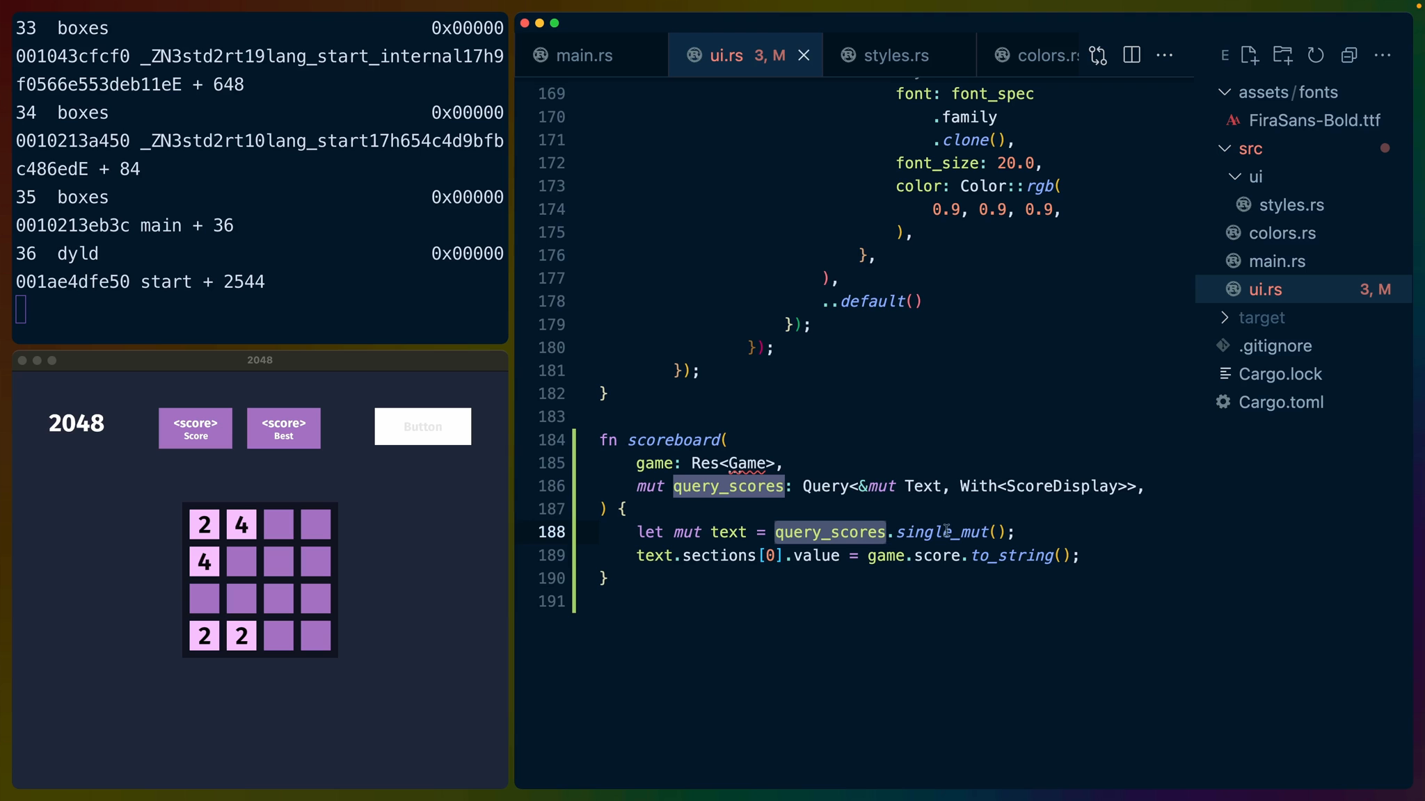Live Updating the Score Display