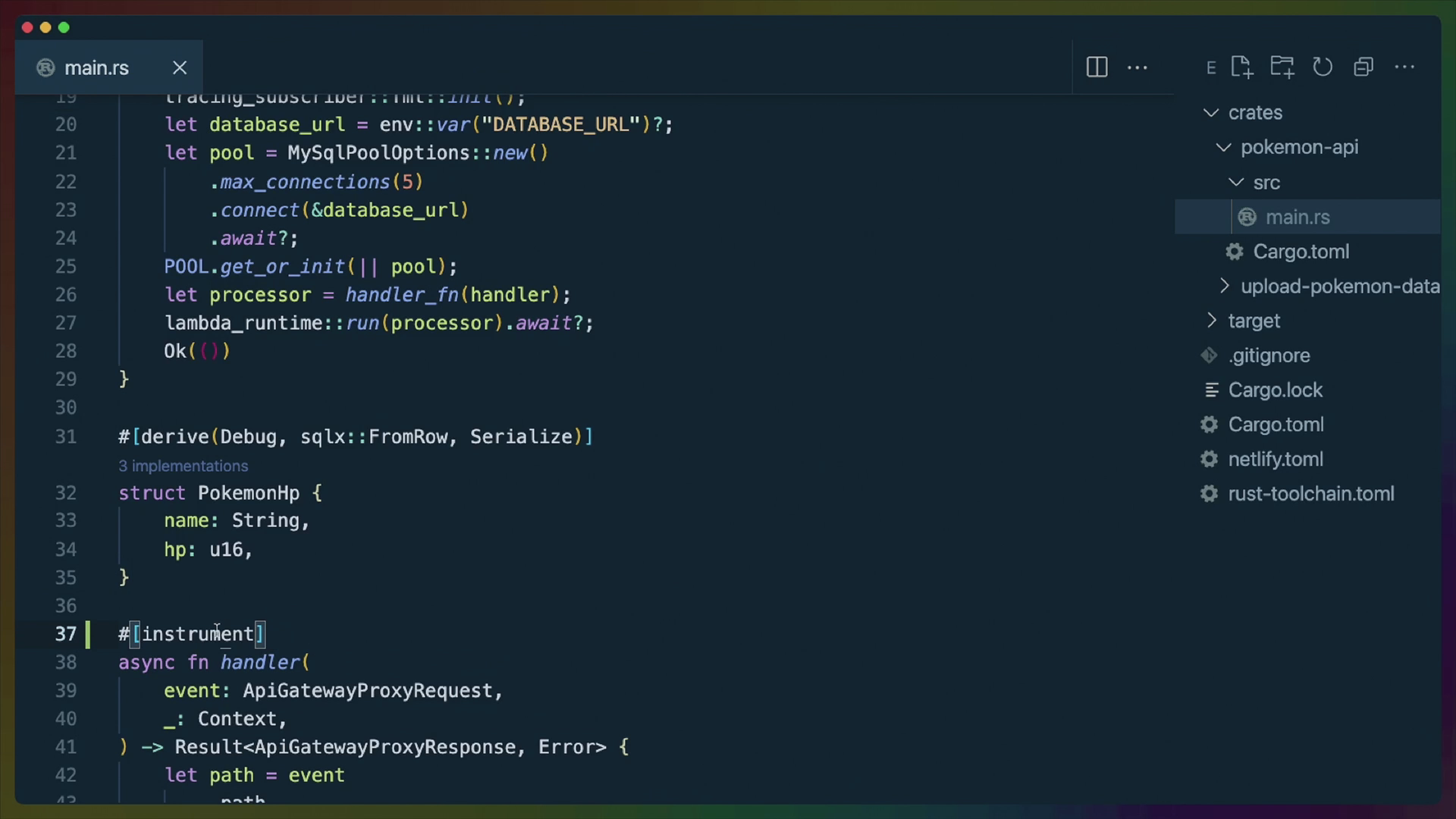 Observable functions and logging with Tokio tracing